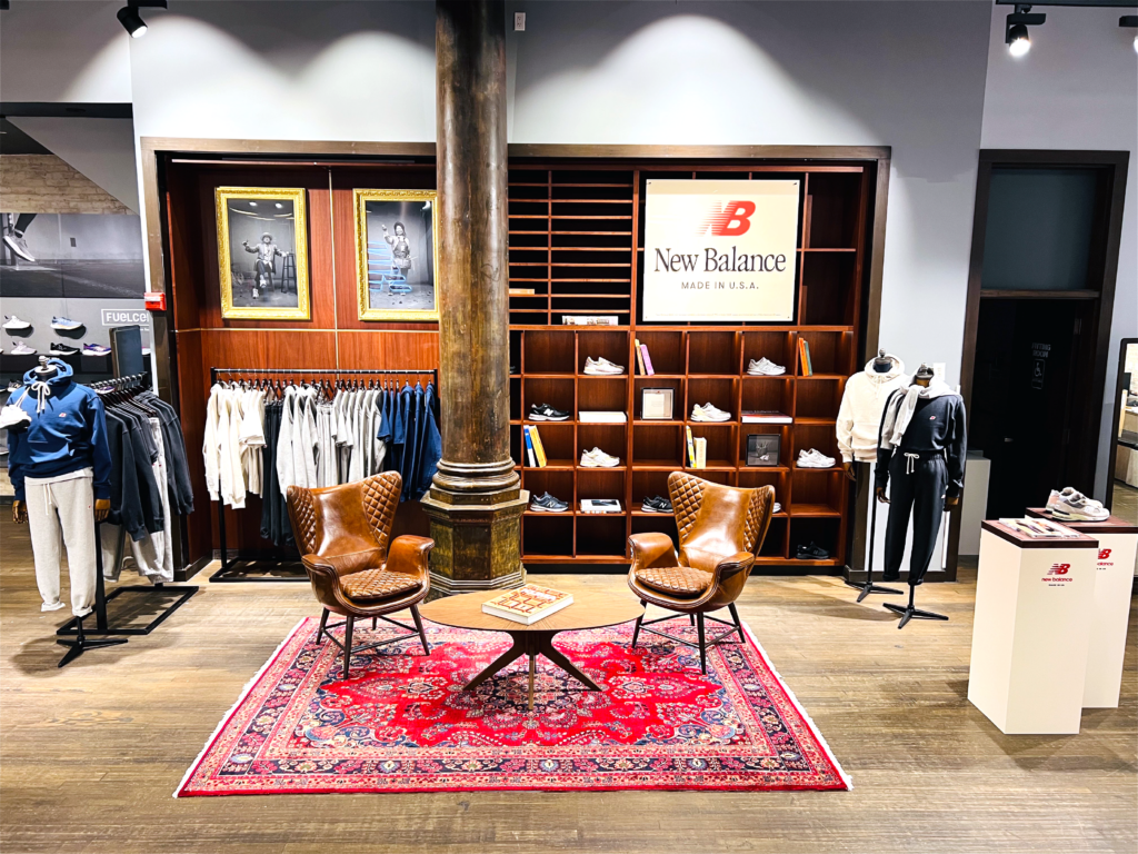 Fusion Specialties Store Design and Mannequin Solution for New Balance