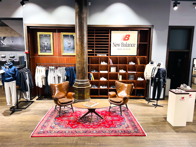 Fusion Specialties Store Design and Mannequin Solution for New Balance