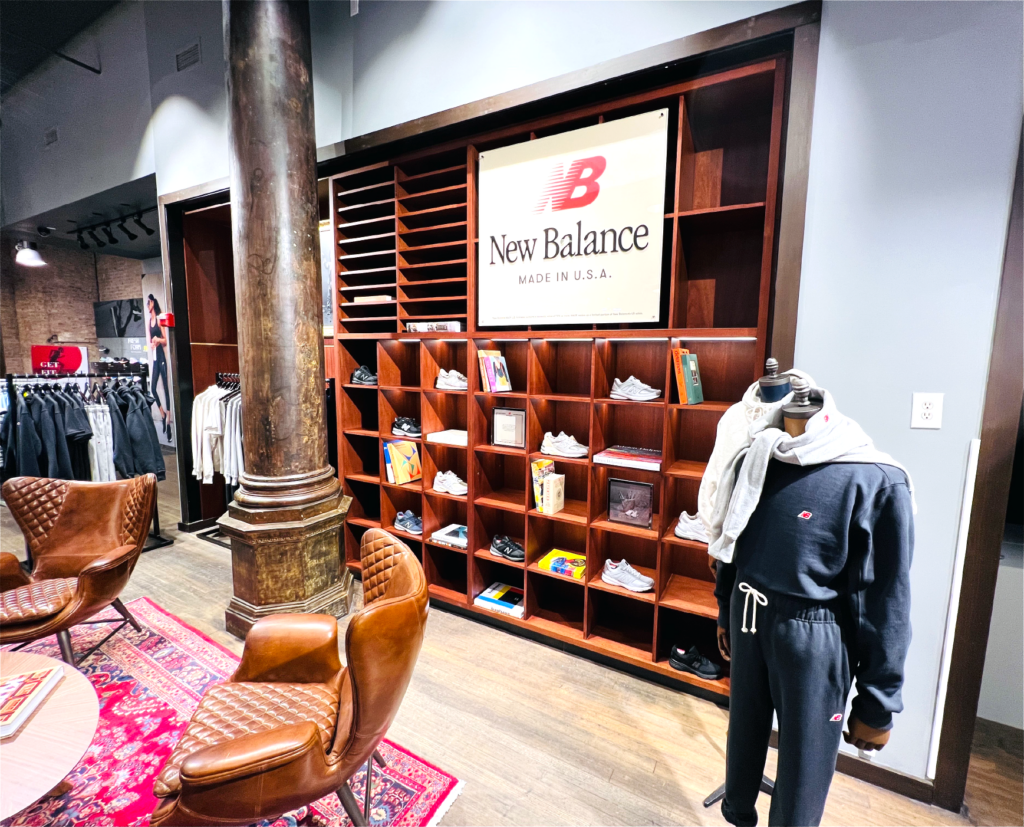 Fusion Specialties Store Design and Mannequin Solution for New Balance